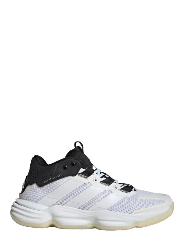 Adidas Court Stabil Indoor Shoes - Cloud White / Cloud White / Core Black