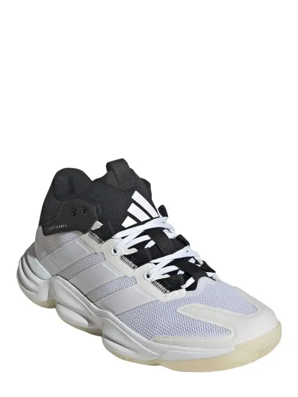 Adidas Court Stabil Indoor Shoes - Cloud White / Cloud White / Core Black