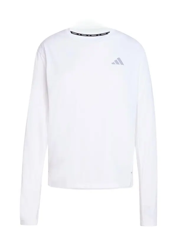 Adidas Adi365 Running Climacool Iconic Long Sleeve Top - White