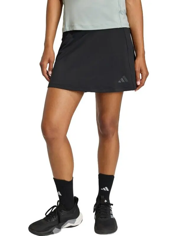 Adidas Optime Skort With Integrated Bike Shorts - Black / Carbon
