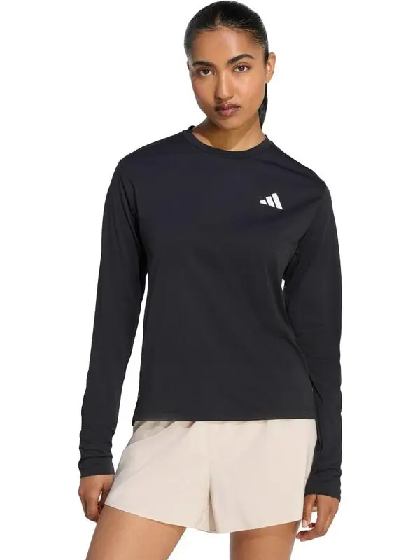 Adidas Adi365 Running Climacool Iconic Long Sleeve Top - Black