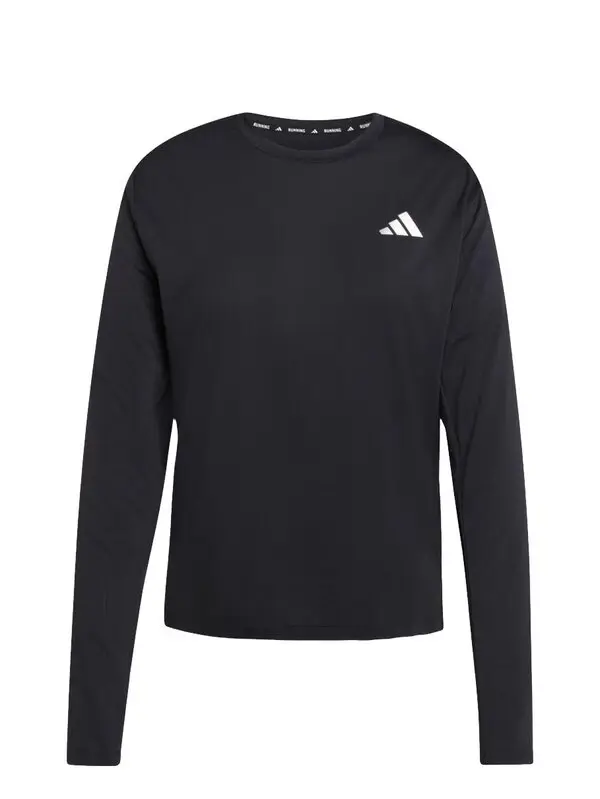 Adidas Adi365 Running Climacool Iconic Long Sleeve Top - Black