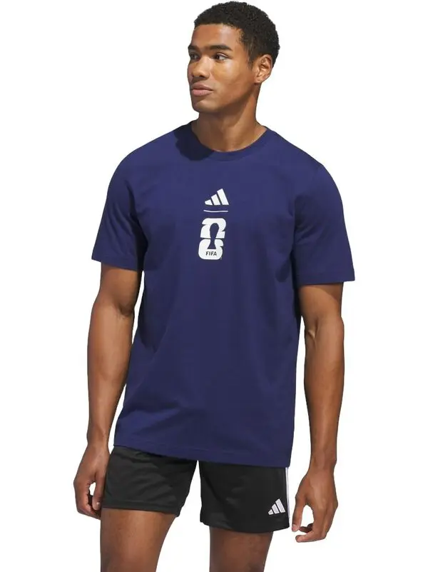 Adidas World Cup 26 Usa Graphic T-shirt - Dark Blue