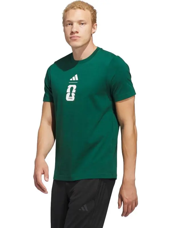 Adidas World Cup 26 Mexico Graphic T-shirt - Collegiate Green