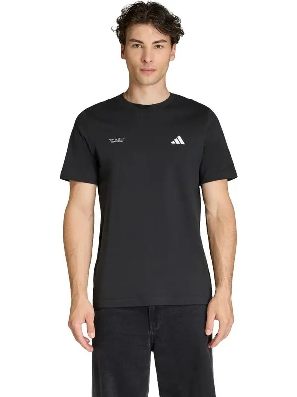 Adidas Soccer Slogan Graphic T-shirt - Black
