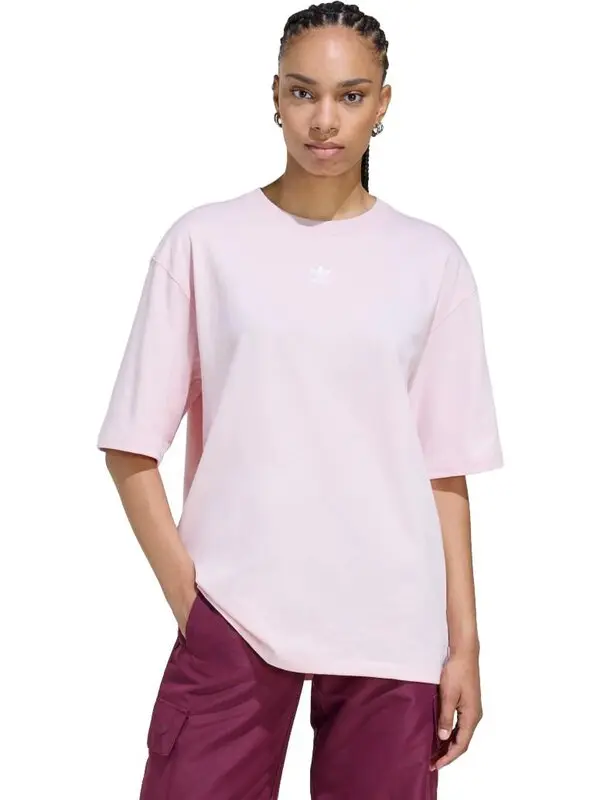 Adidas Essentials Boyfriend Tee - Sandy Pink