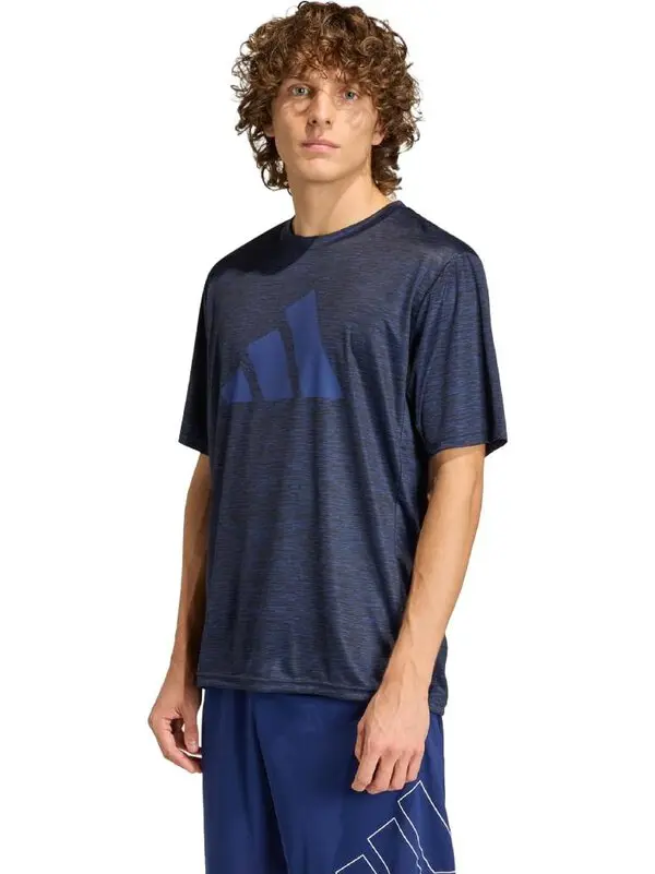 Adidas Workout Essentials Brandlove T-shirt - Legend Ink Metallic / Dark Blue