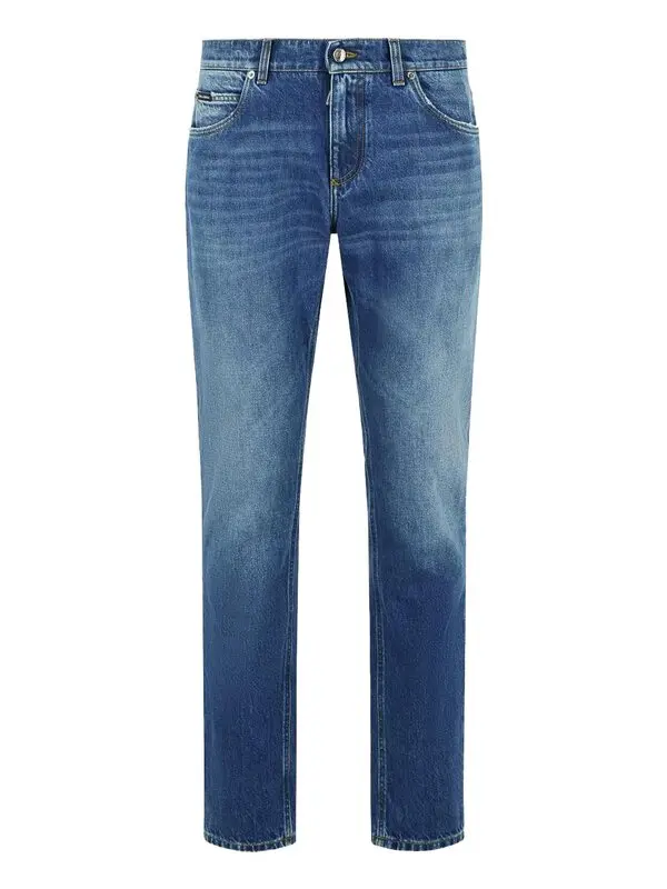 Dolce & Gabbana Cotton Jeans - Blue