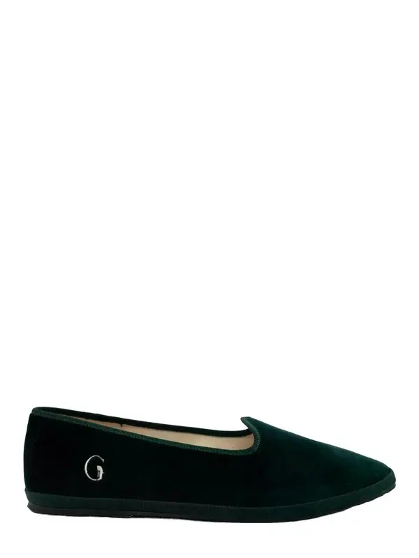 GONDOLINA Bucintoro Logo-detail Slippers - Green