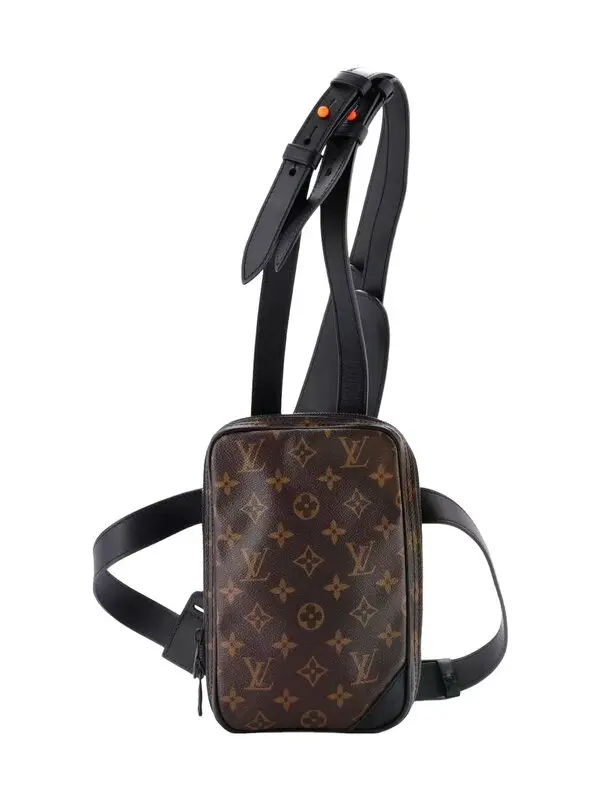 LOUIS VUITTON Solar Ray Utility Harness Monogram Canvas Crossbody Bag - Black