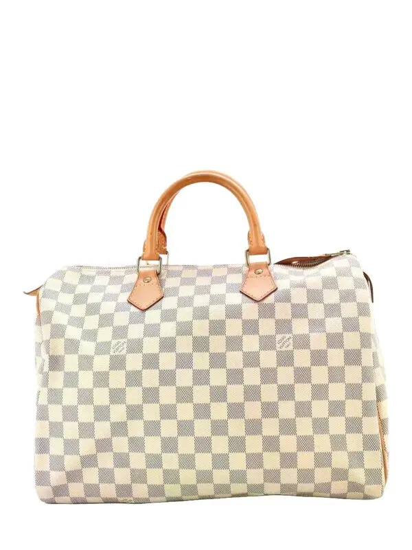 LOUIS VUITTON Speedy Handbag Damier 35 - White