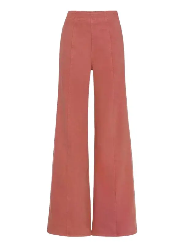 Ulla Johnson Bianca High-waist Flare Jeans - Red