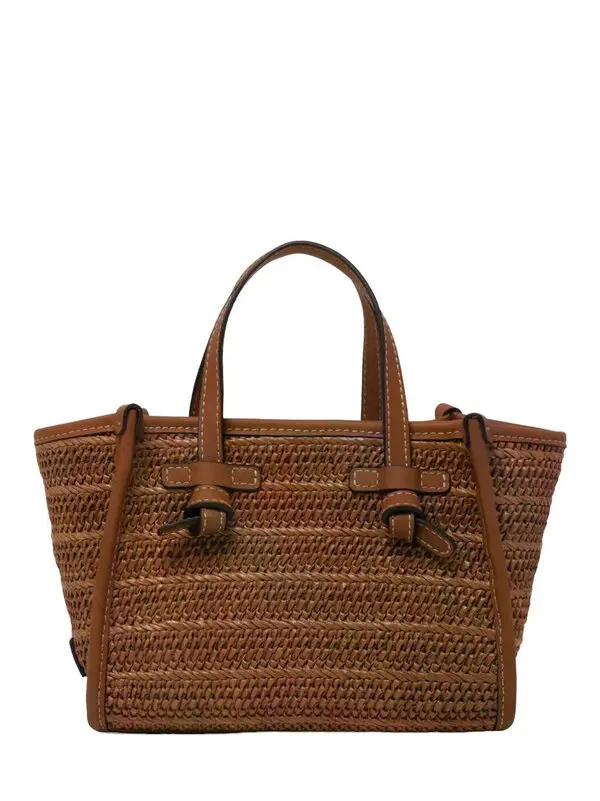 MARCELLA CLUB Braided Tote Bag - Brown