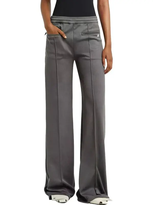 COURREGES Logo Track Pants - Grey
