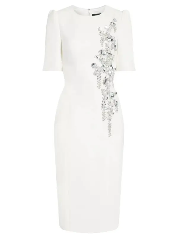 Jenny Packham Roma Midi Dress - White