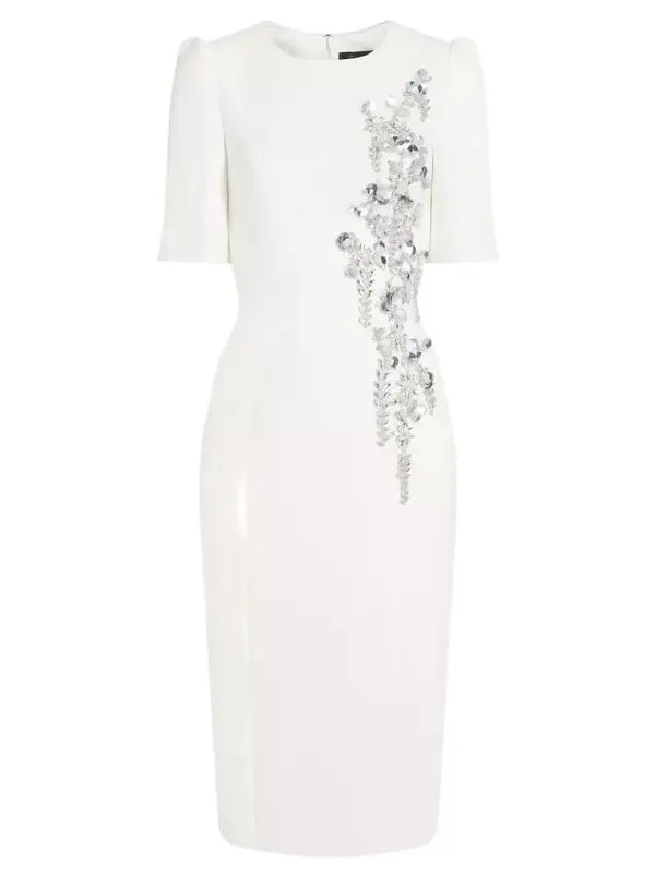 Jenny Packham Roma Midi Dress - White