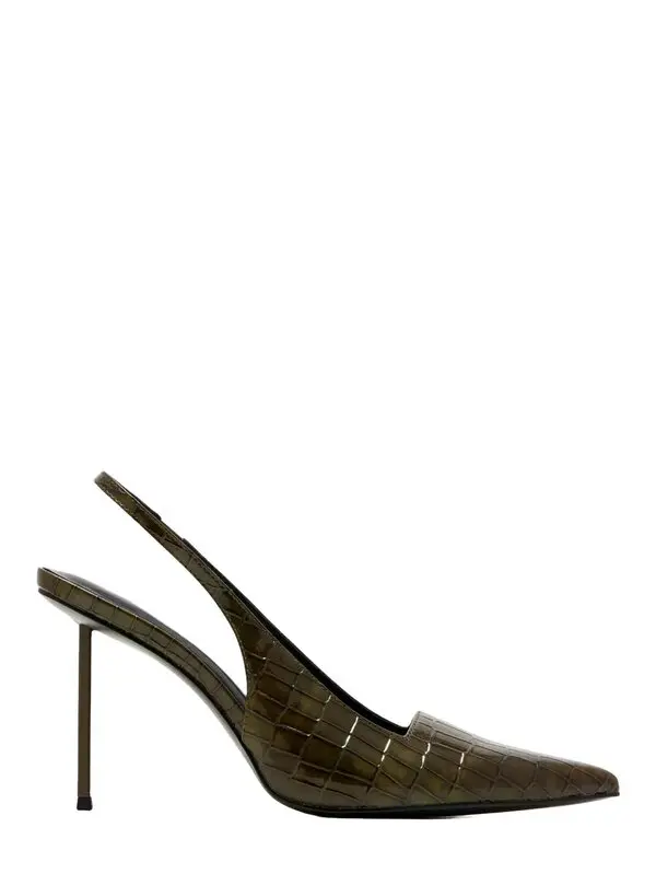 Femme La G63 Pointed-toe Pumps - Green
