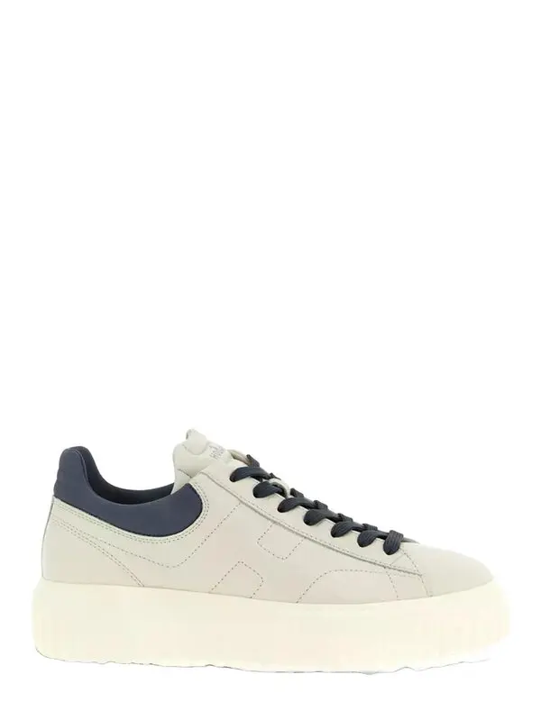 Hogan H-stripes Leather Sneakers - Neutrals
