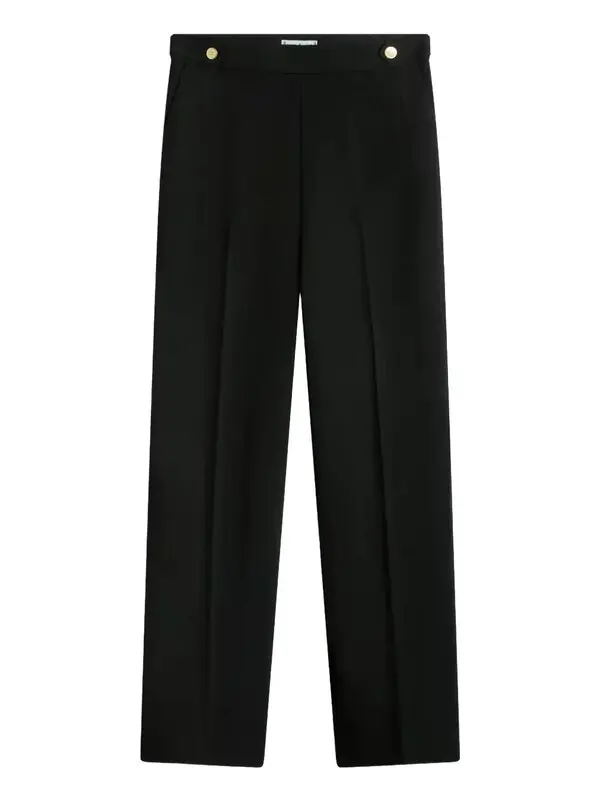Tommy Hilfiger Button-detailed Trousers - Black