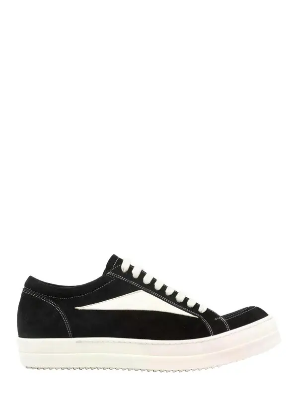 Rick Owens Low-top Lace-up Sneakers - Black