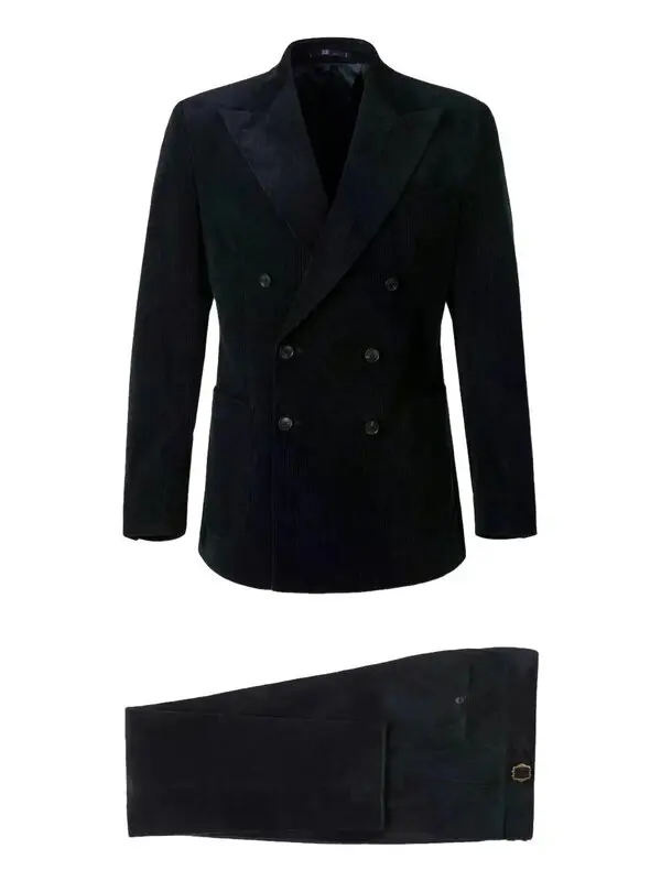 ATELIER MUNRO Double-breasted Evening Suit - Blue