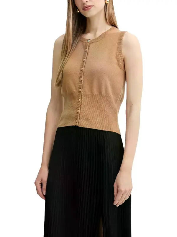 FRACOMINA Buttoned Knitwear - Neutrals
