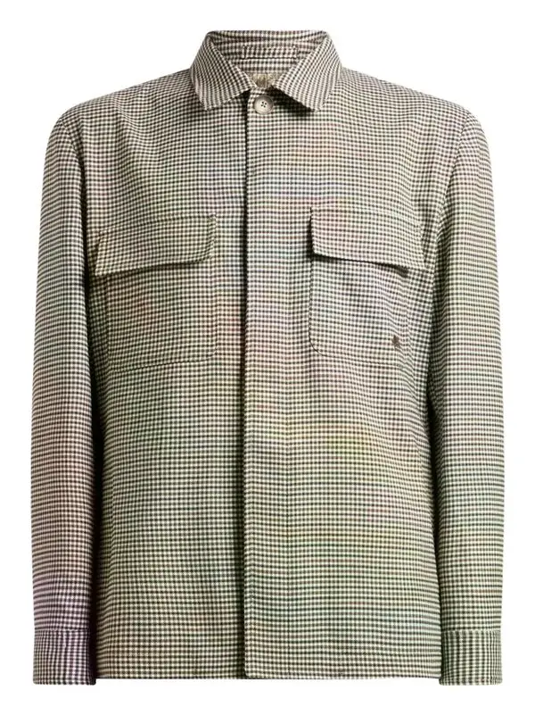 Etro Gingham Jacket - Brown