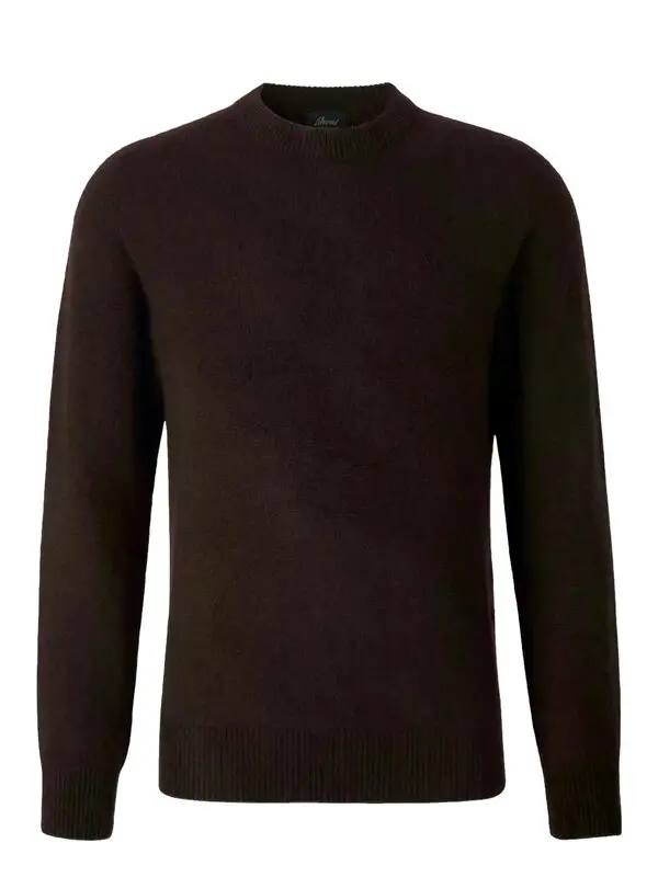 Brioni Crew Neck Sweater - Brown