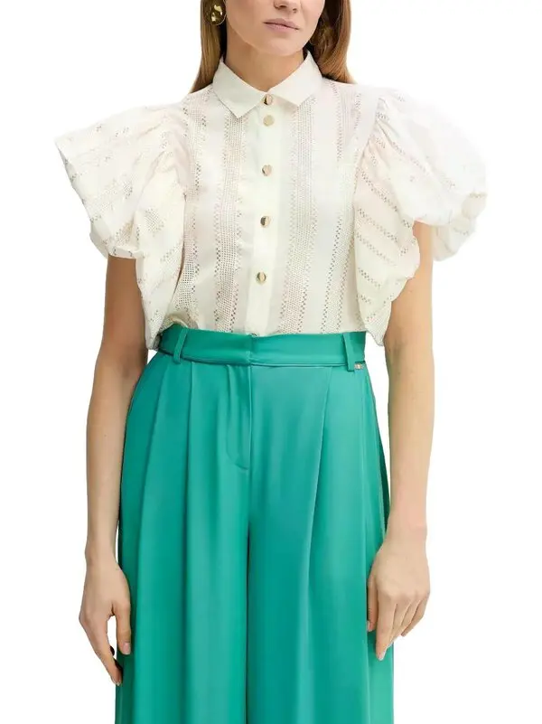 FRACOMINA Ruffled Shirt - White
