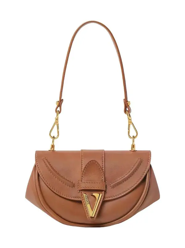 Versace Virtus Shoulder Bag - Brown