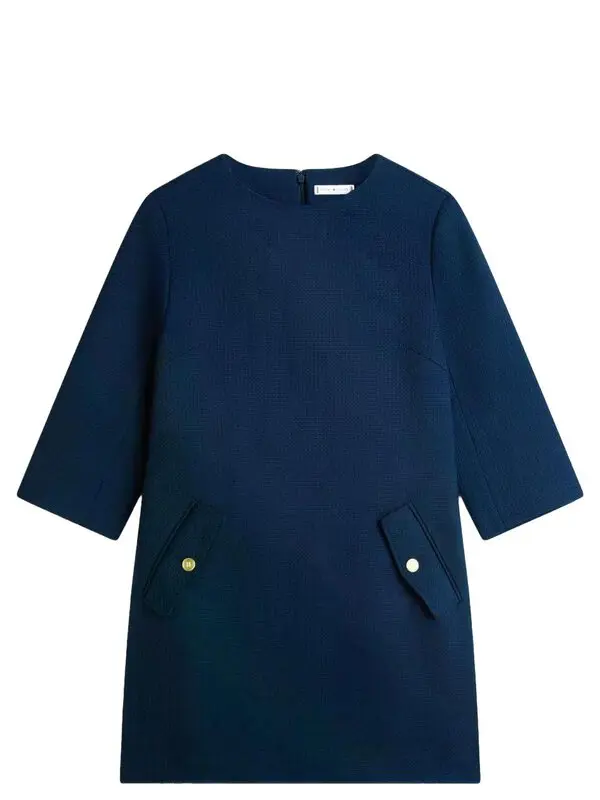 Tommy Hilfiger Textured Mini Dress - Blue