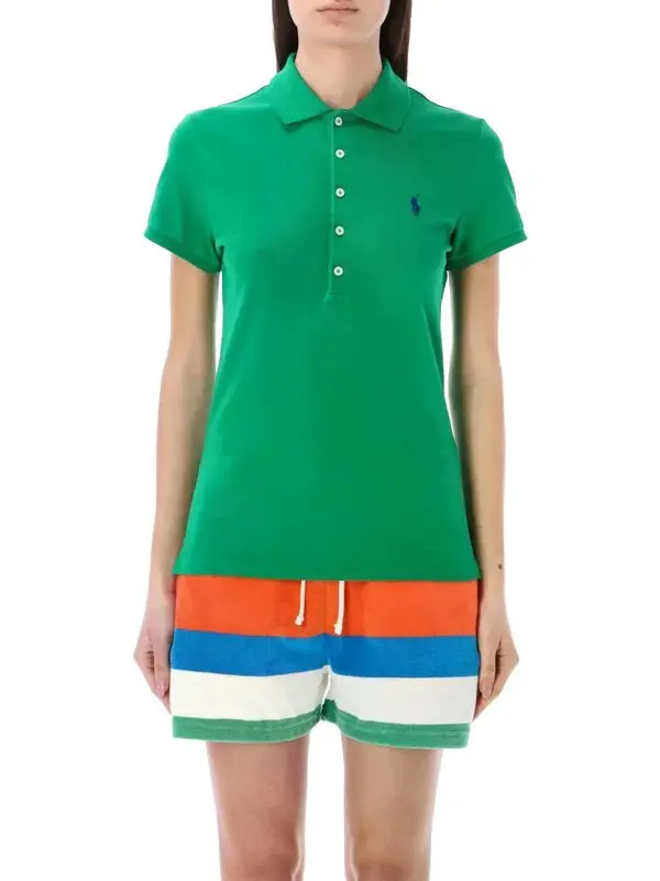 Polo Ralph Lauren Logo Polo Top - Green
