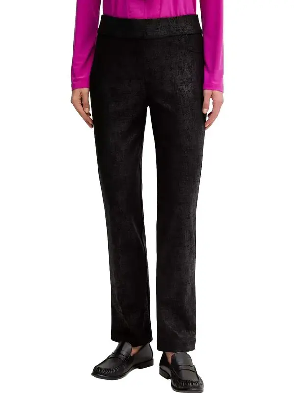 Joseph Ribkoff Textured Trousers - Black