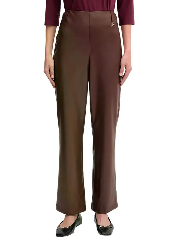 Joseph Ribkoff Logo-plaque Trousers - Brown