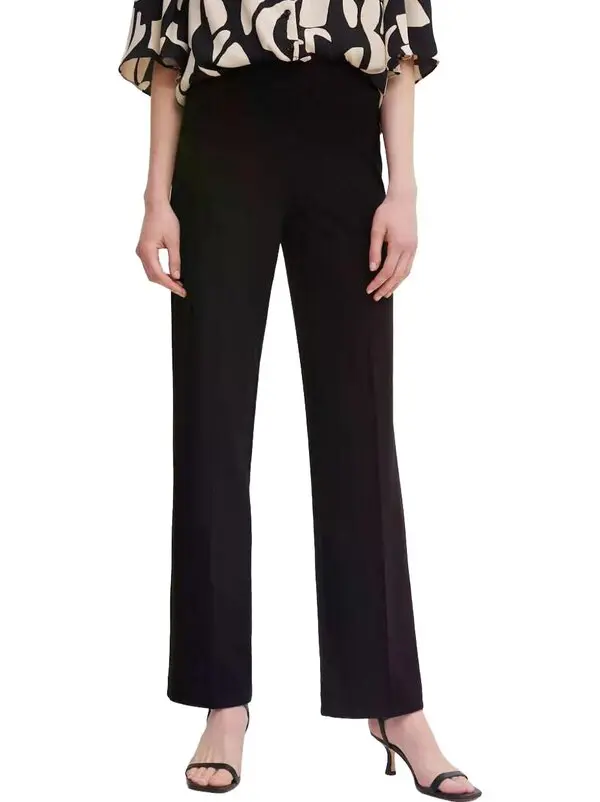 Joseph Ribkoff Seam-detail High-waisted Trousers - Black