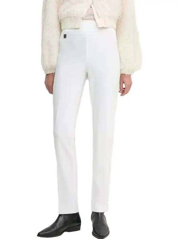 Joseph Ribkoff Logo-plaque Trousers - White