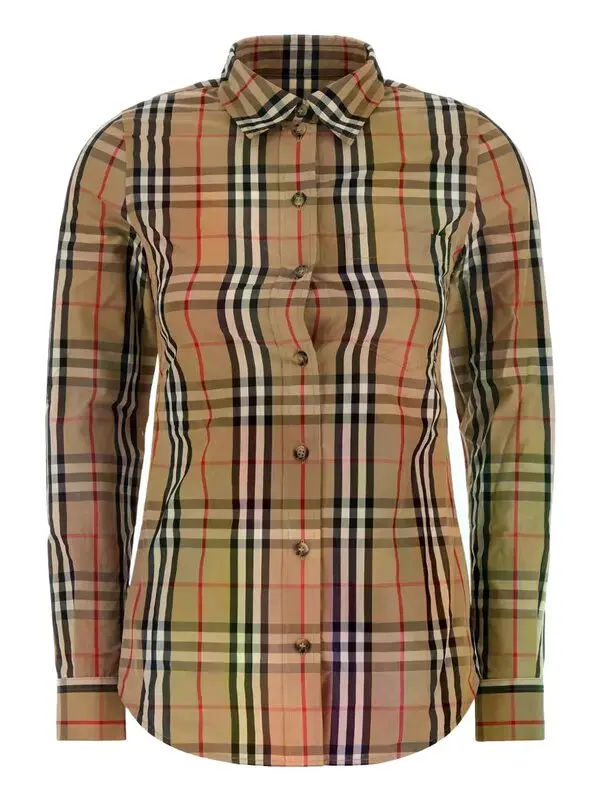Burberry Lapwing Checked Shirt - Brown