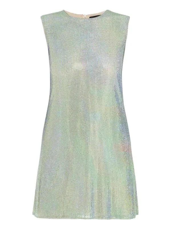 CELIA KRITHARIOTI Crystal-embellished Minidress - Green