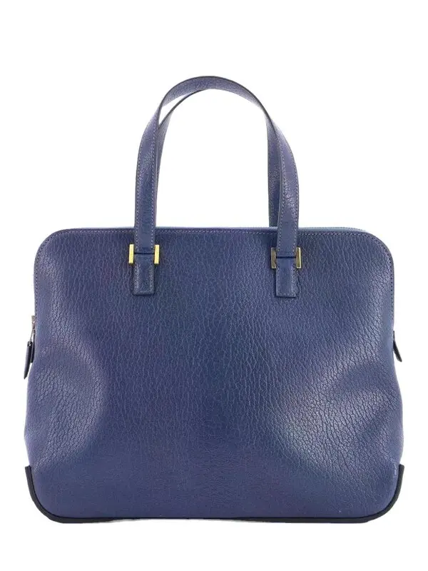 Hermès Escapade Chevre De Coromandel Tote - Blue