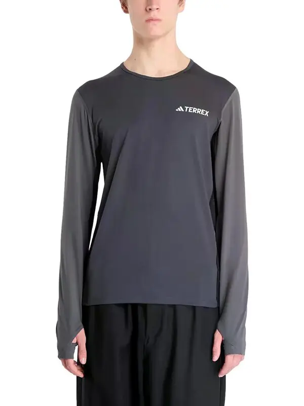 Adidas Long-sleeve Base Layer T-shirt - Grey