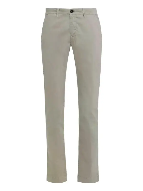 MOORER Buttoned Trousers - Neutrals