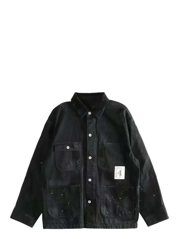 NEIGHBORHOOD Buttoned Corduroy-collar Jacket - Black