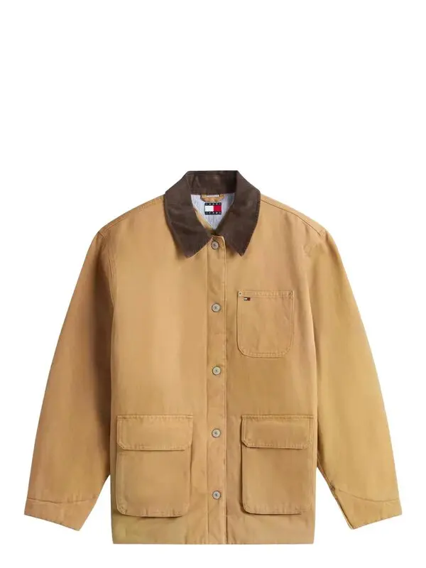 Tommy Hilfiger Corduroy-collar Jacket - Neutrals