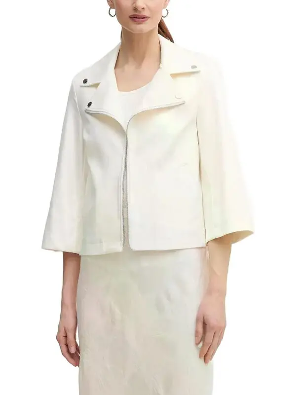 Joseph Ribkoff Zip-fastening Jacket - White