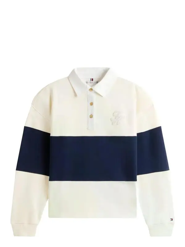 Tommy Hilfiger Logo-embroidered Polo Shirt - Neutrals