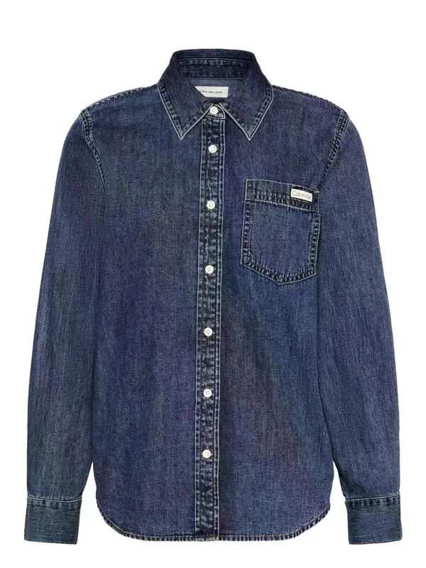 Calvin Klein Buttoned Shirt - Blue
