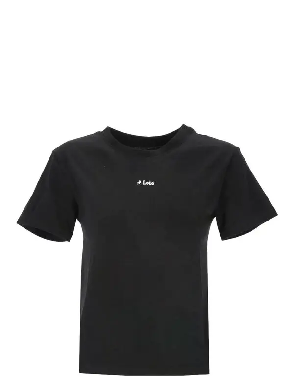 LOIS Logo-print T-shirt - Black