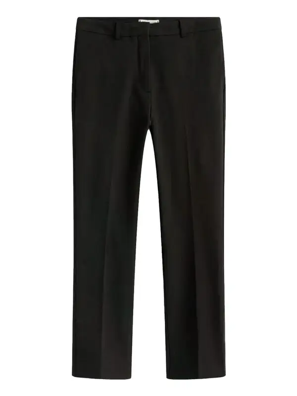 Tommy Hilfiger Side-pockets Straight Trousers - Black