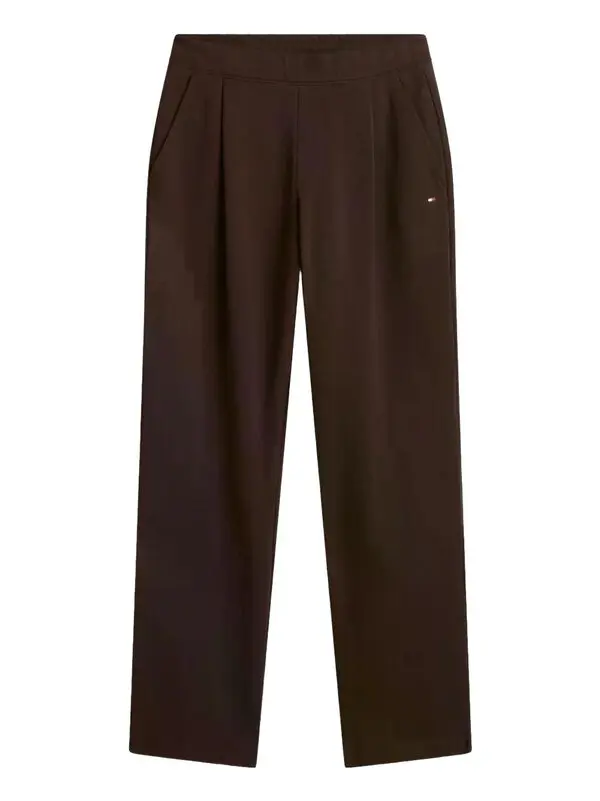 Tommy Hilfiger Logo-detail Trousers - Brown