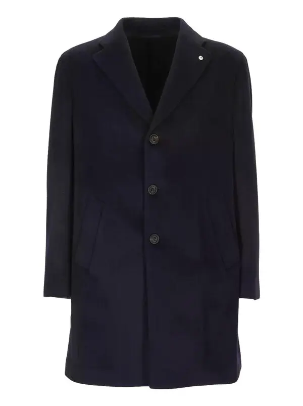 L.B.M. 1911 Button Coat - Blue